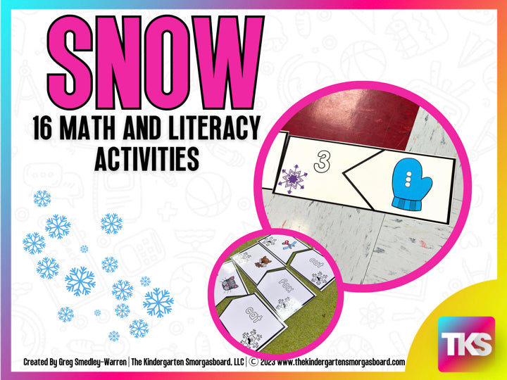 Snow! A Winter Math and Literacy Unit – The Kindergarten Smorgasboard ...