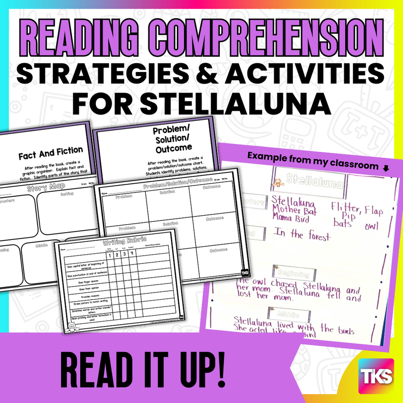 Stellaluna - Reading Comprehension Strategies & Activities - Read It U ...