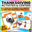 Thanksgiving: A Research and Writing Project PLUS Centers! – The ...