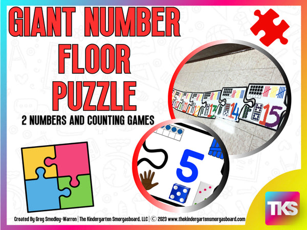GIANT Numbers and Counting Puzzles! – The Kindergarten Smorgasboard ...