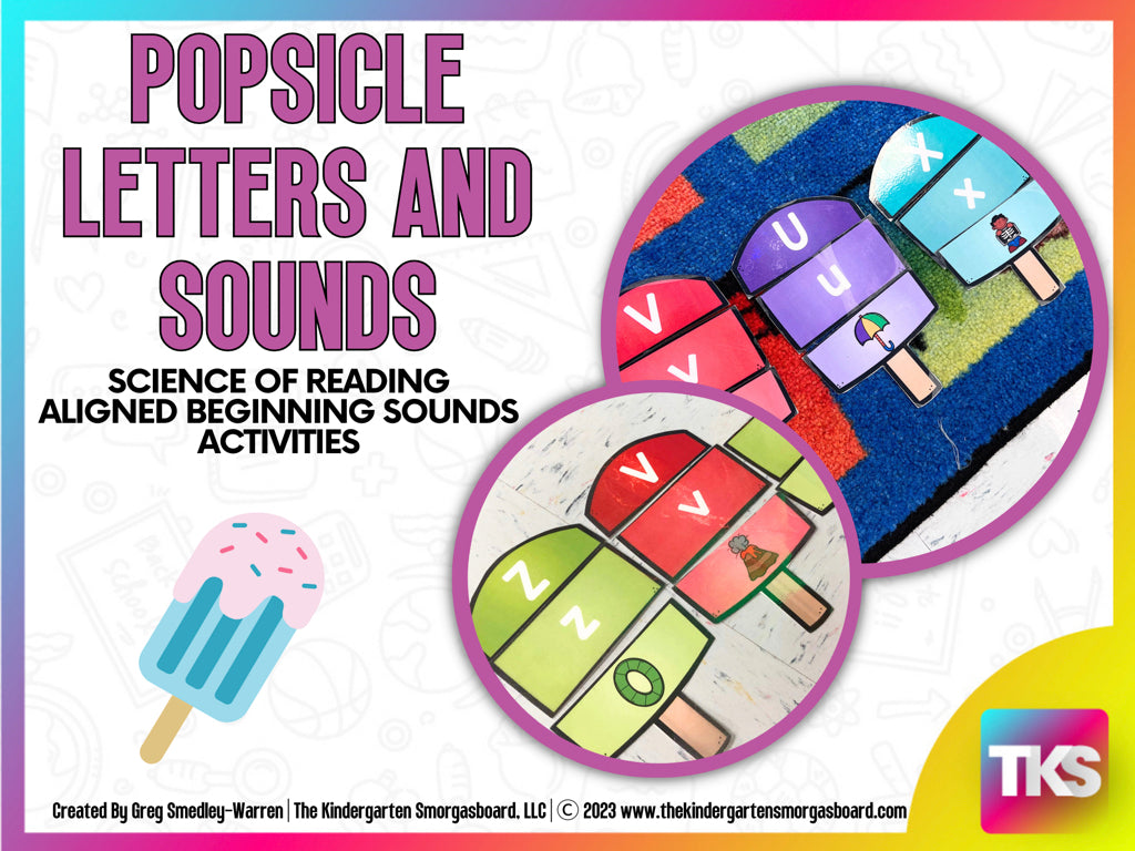 Popsicle Letters and Sounds – The Kindergarten Smorgasboard Online Store