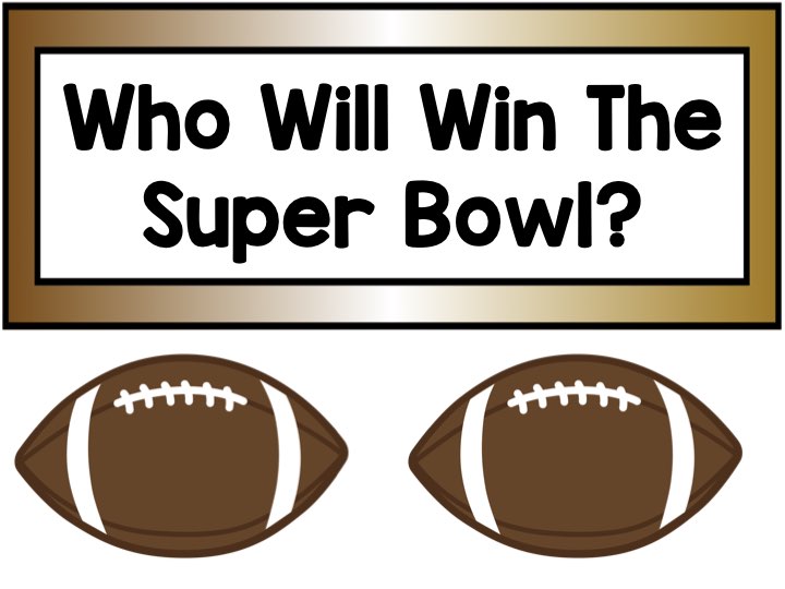 Super Bowl Graphing FREEBIE! – The Kindergarten Smorgasboard Online Store
