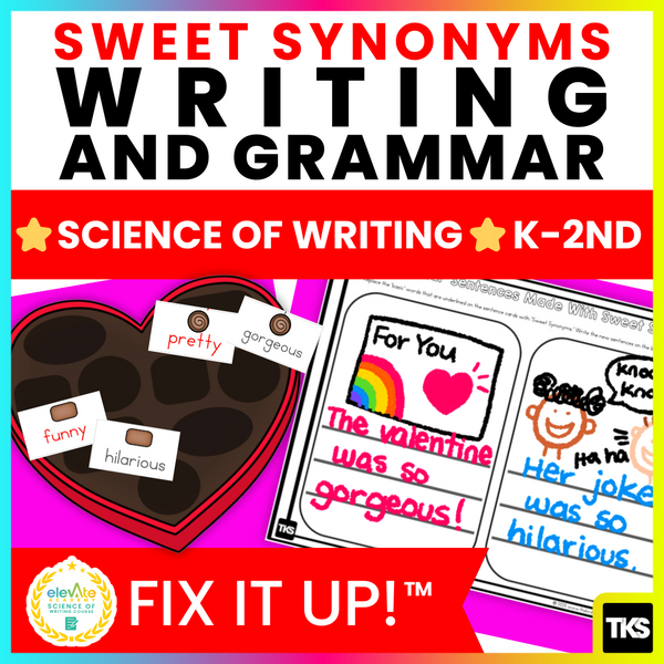 Fix It Up! Sweet Synonyms – The Kindergarten Smorgasboard Online Store