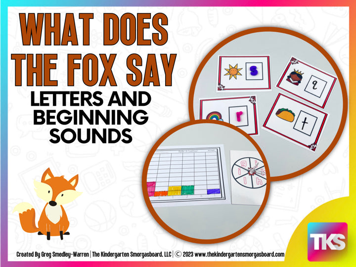What Does the Fox Say? A Letters and Beginning Sounds Creation – The ...