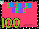 Giant 100 Chart FREEBIE! – The Kindergarten Smorgasboard Online Store