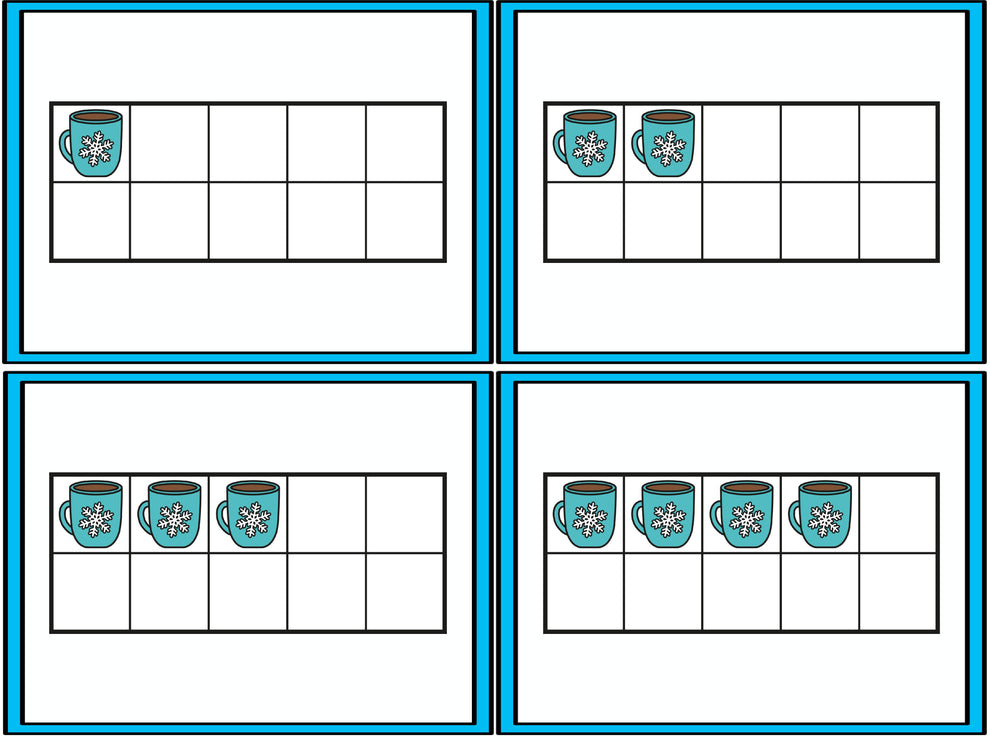 Winter Subitizing Cards – The Kindergarten Smorgasboard Online Store