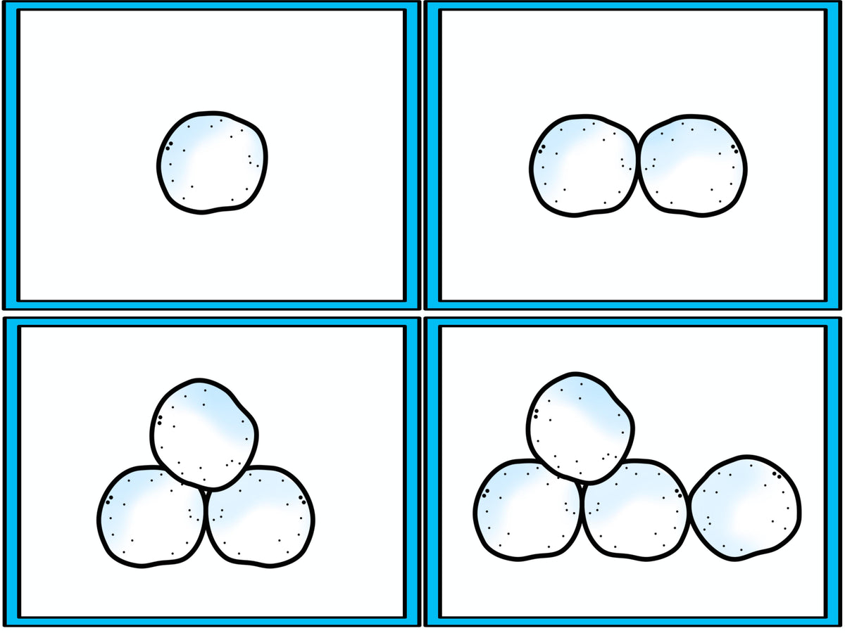 Winter Subitizing Cards – The Kindergarten Smorgasboard Online Store