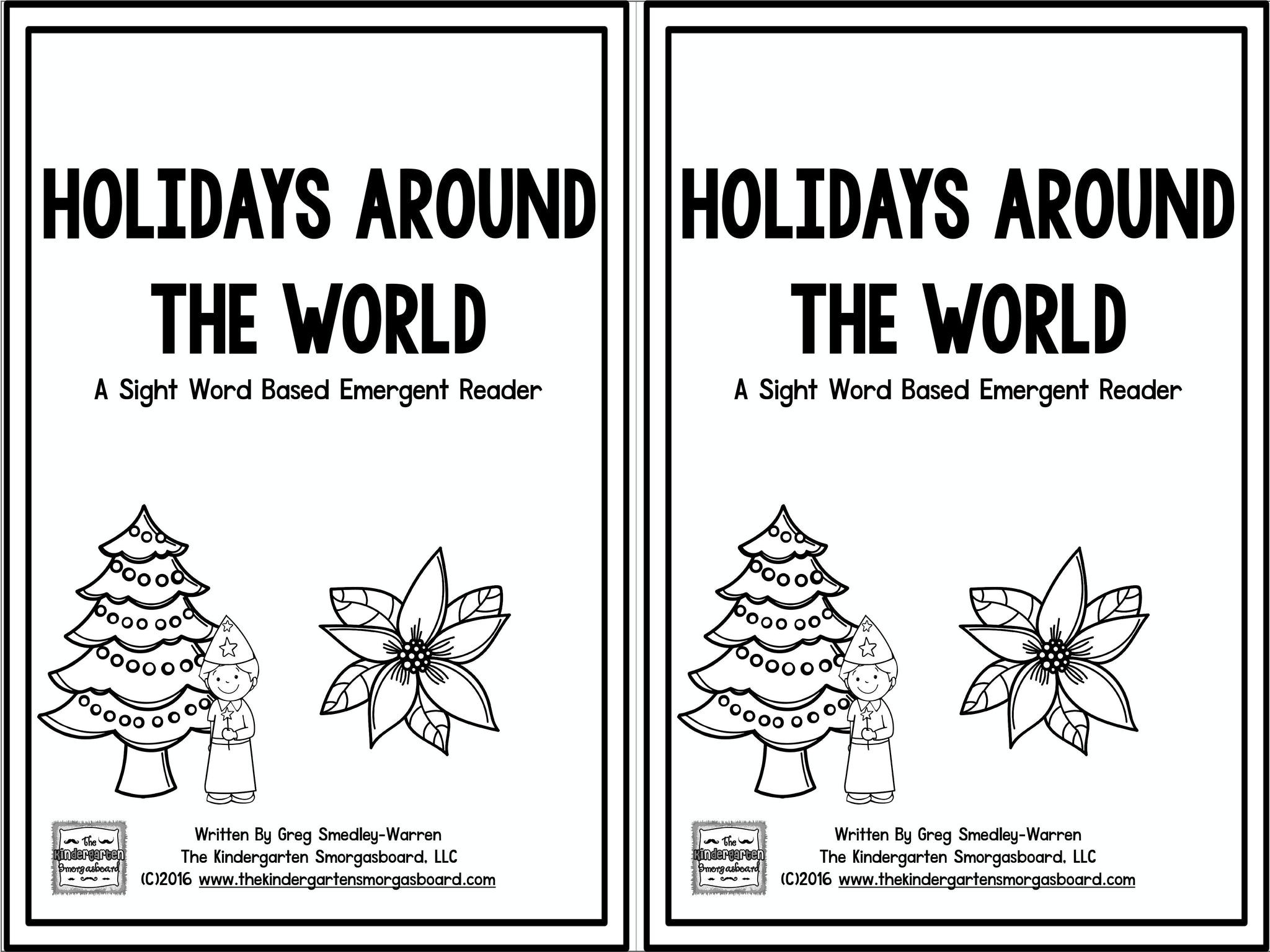 Holidays Around the World Emergent Reader – The Kindergarten ...