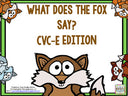 What Does the Fox Say? A CVC-E Word Creation – The Kindergarten ...