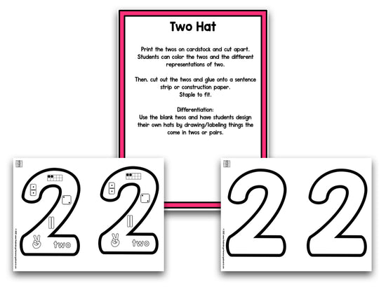 2s Day Resource – The Kindergarten Smorgasboard Online Store