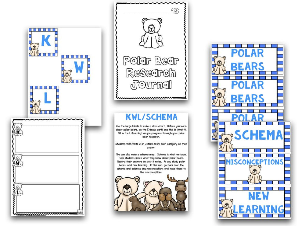 Arctic Animals: A Research and Writing Project PLUS Centers! – The ...