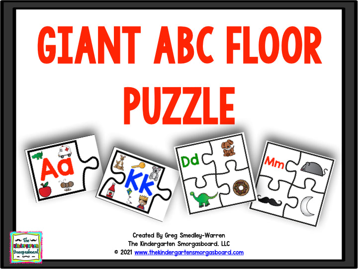 GIANT Letters and Beginning Sounds Floor Puzzles! – The Kindergarten ...