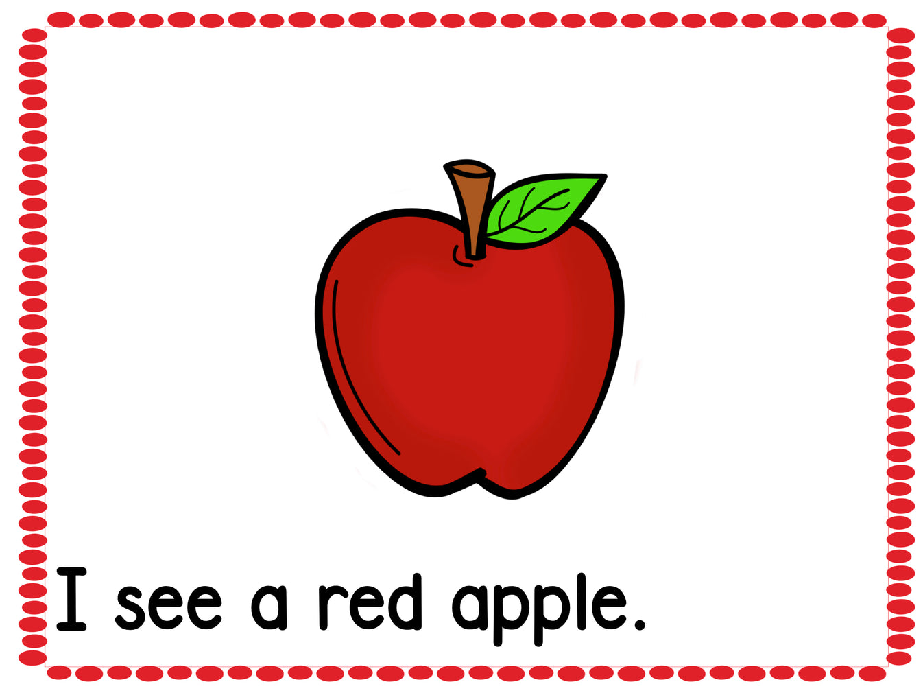 Apples Emergent Reader – The Kindergarten Smorgasboard Online Store