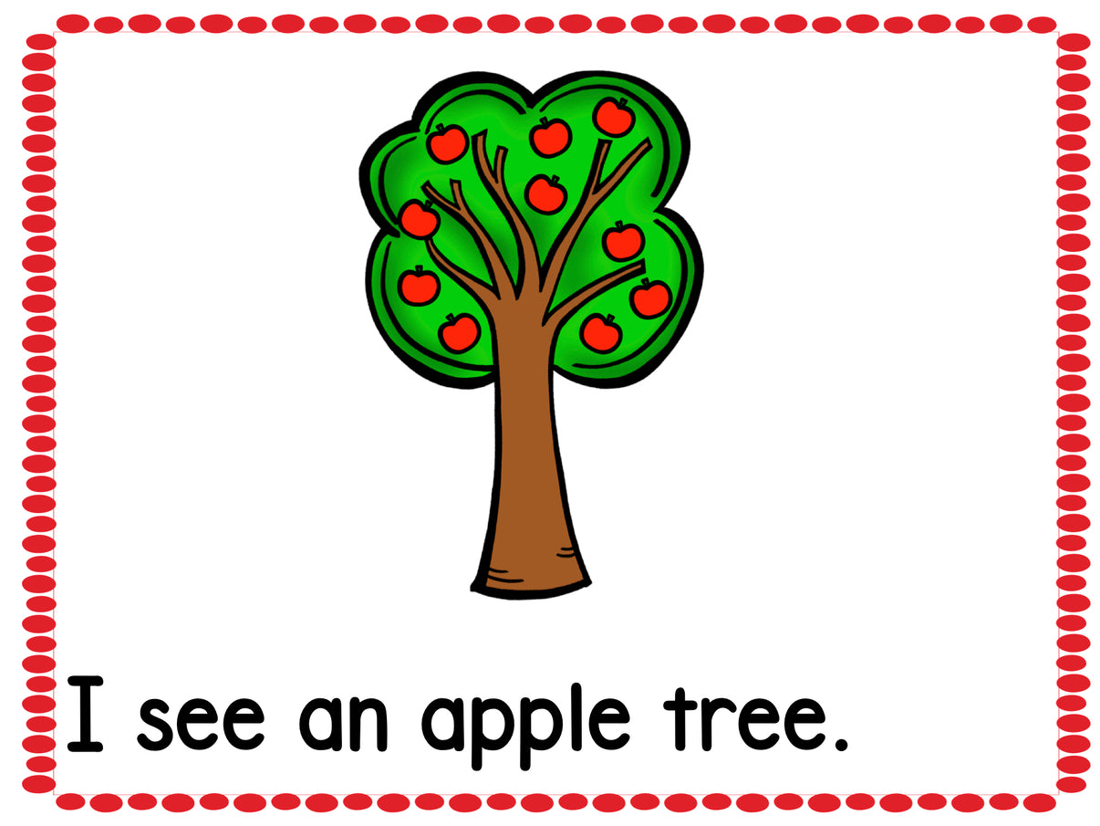 Apples Emergent Reader – The Kindergarten Smorgasboard Online Store
