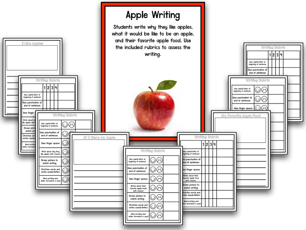 Apples: A Research and Writing Project PLUS Centers! – The Kindergarten ...