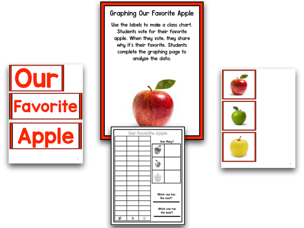 Apples: A Research and Writing Project PLUS Centers! – The Kindergarten ...