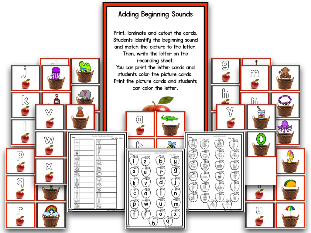 Apples: A Research and Writing Project PLUS Centers! – The Kindergarten ...