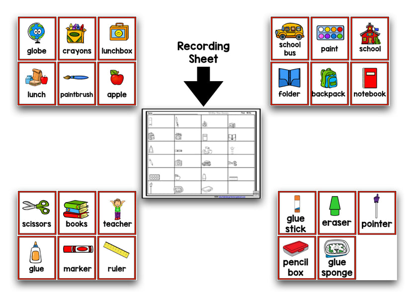 Back to School: Differentiated Count and Write the Room – The ...