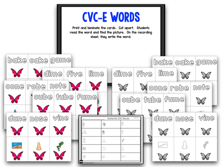 Butterflies! Math and Literacy Centers – The Kindergarten Smorgasboard ...