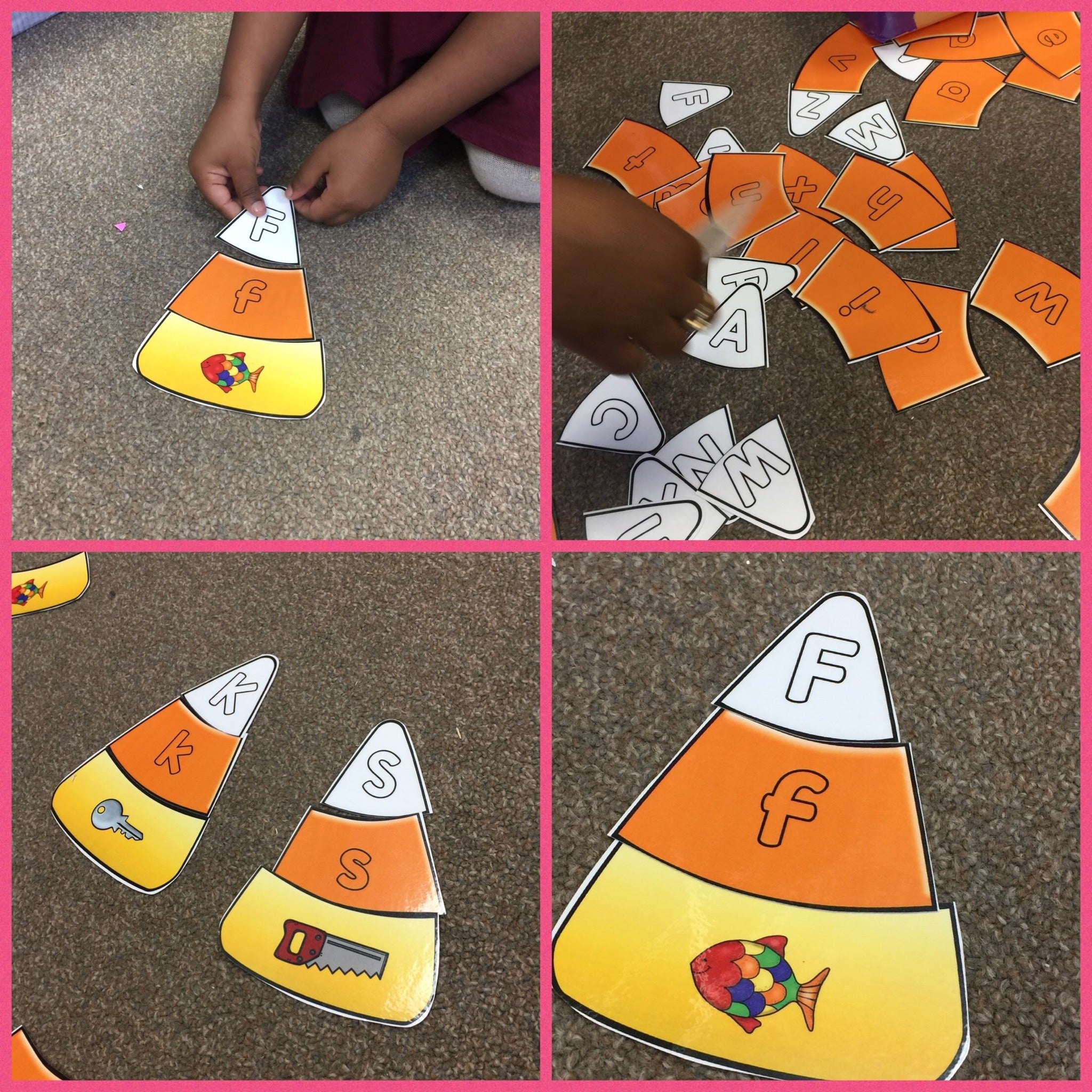Candy Corn Letters and Sounds – The Kindergarten Smorgasboard Online Store
