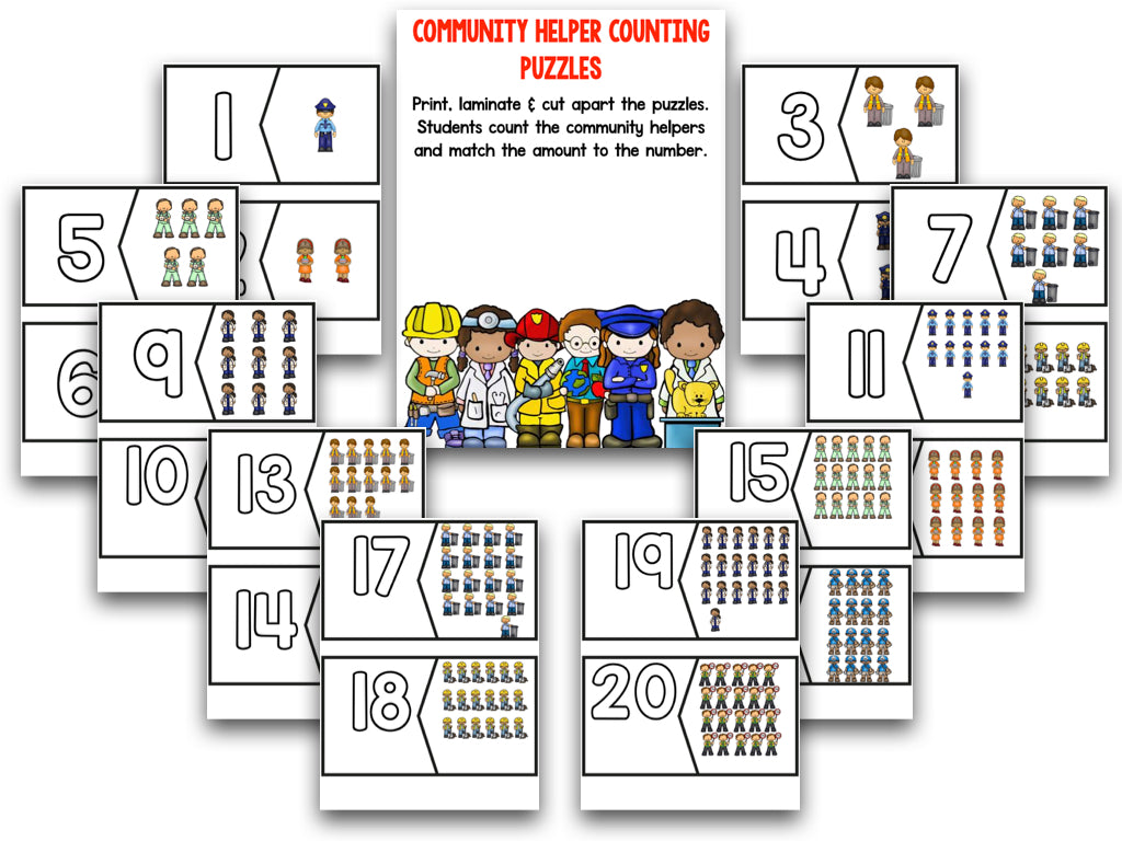 Community Helpers: A Research and Writing Project PLUS Centers! – The ...