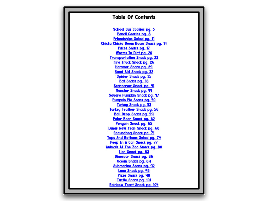 Foodie Fun Friday – The Kindergarten Smorgasboard Online Store