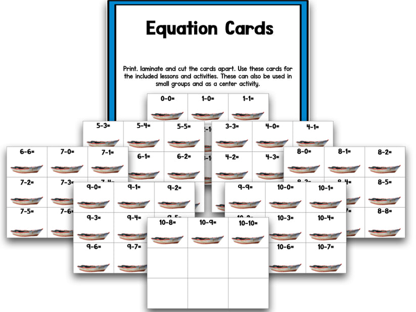 Math It Up! Get Off My Boat – The Kindergarten Smorgasboard Online Store