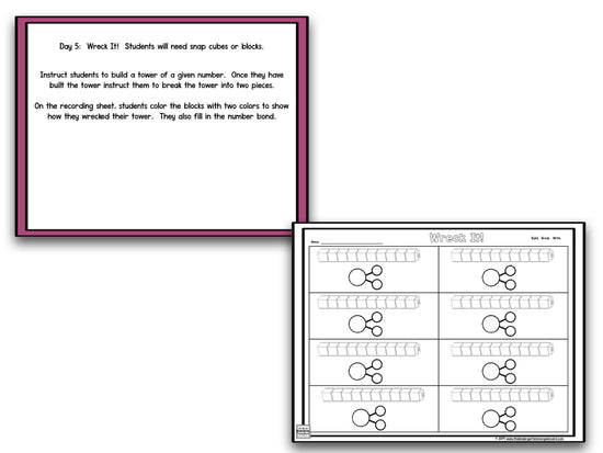Math It Up! Decomposing Numbers – The Kindergarten Smorgasboard Online ...