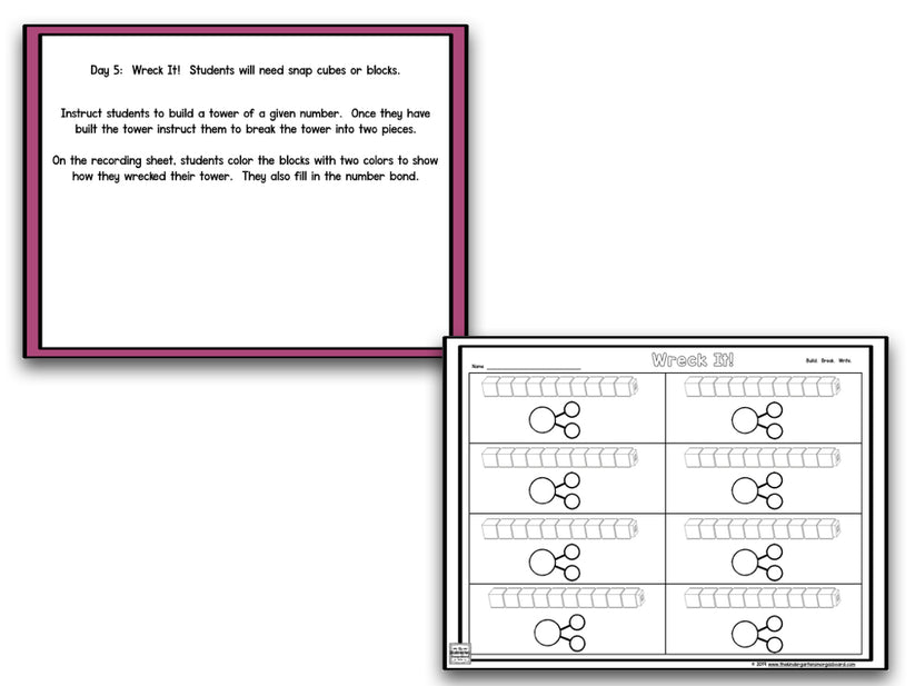 Math It Up! Decomposing Numbers – The Kindergarten Smorgasboard Online ...