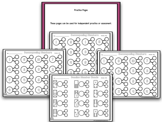 Math It Up! Decomposing Numbers – The Kindergarten Smorgasboard Online ...