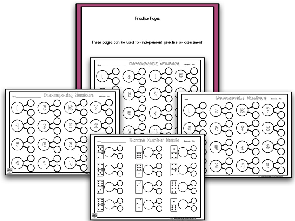 Math It Up! Decomposing Numbers – The Kindergarten Smorgasboard Online ...