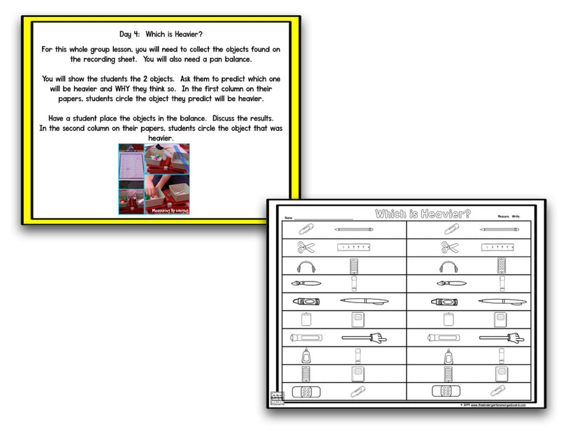 Math It Up! Measurement – The Kindergarten Smorgasboard Online Store