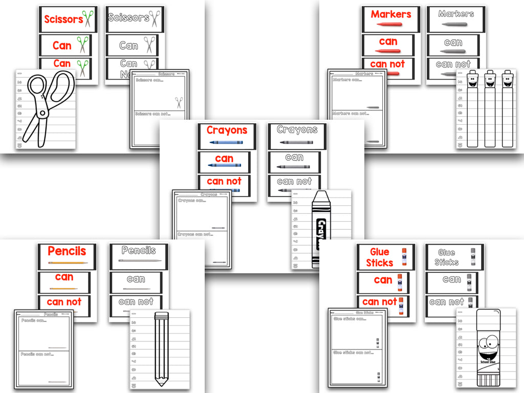 School Supply Research Project! – The Kindergarten Smorgasboard Online ...