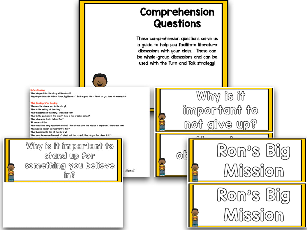 Read It Up! Ron's Big Mission – The Kindergarten Smorgasboard Online Store