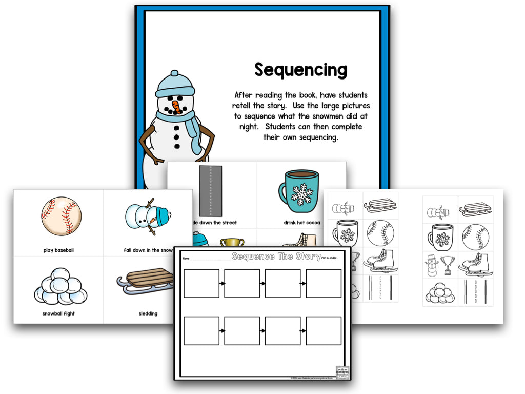 Read It Up! Snowmen at Night – The Kindergarten Smorgasboard Online Store