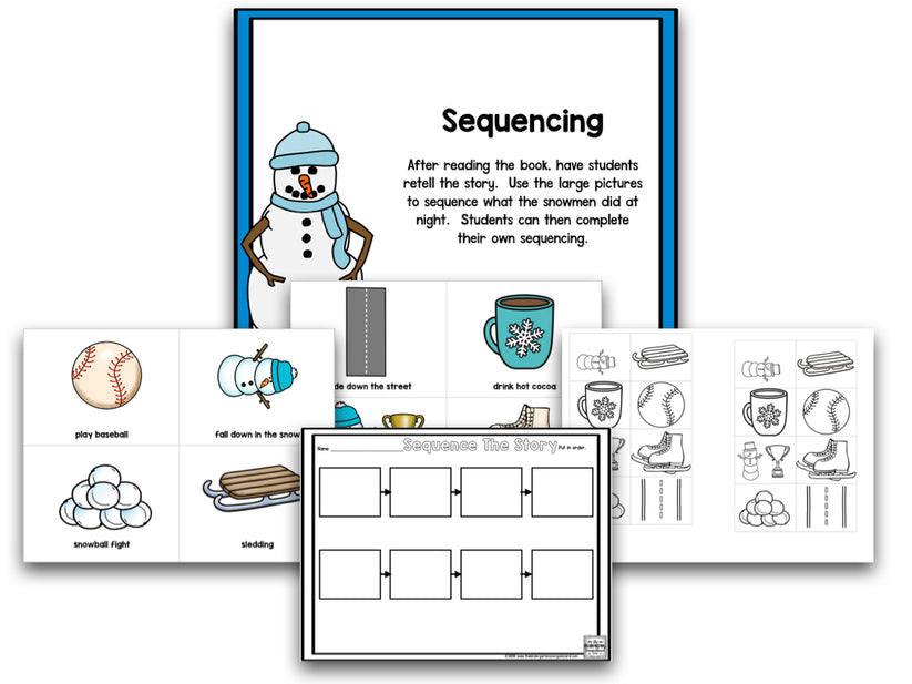 Read It Up! Snowmen at Night – The Kindergarten Smorgasboard Online Store