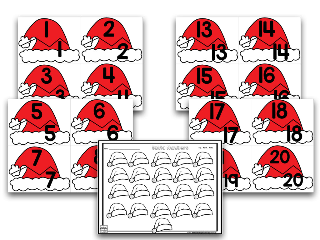 Santa Learning: Letters, Sounds, Numbers, and Counting – The ...