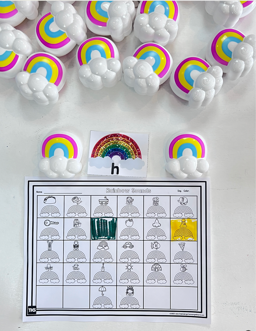 Rainbow Letters & Sounds Freebie – The Kindergarten Smorgasboard Online ...