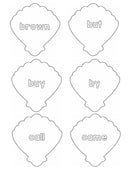 Seashell Sight Words Editable Project – The Kindergarten Smorgasboard ...