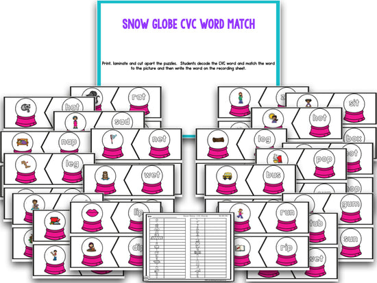 Snow Globe Centers – The Kindergarten Smorgasboard Online Store