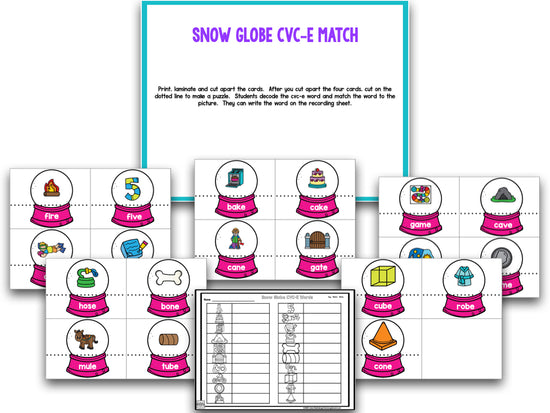 Snow Globe Centers – The Kindergarten Smorgasboard Online Store