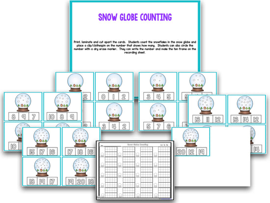 Snow Globe Centers – The Kindergarten Smorgasboard Online Store