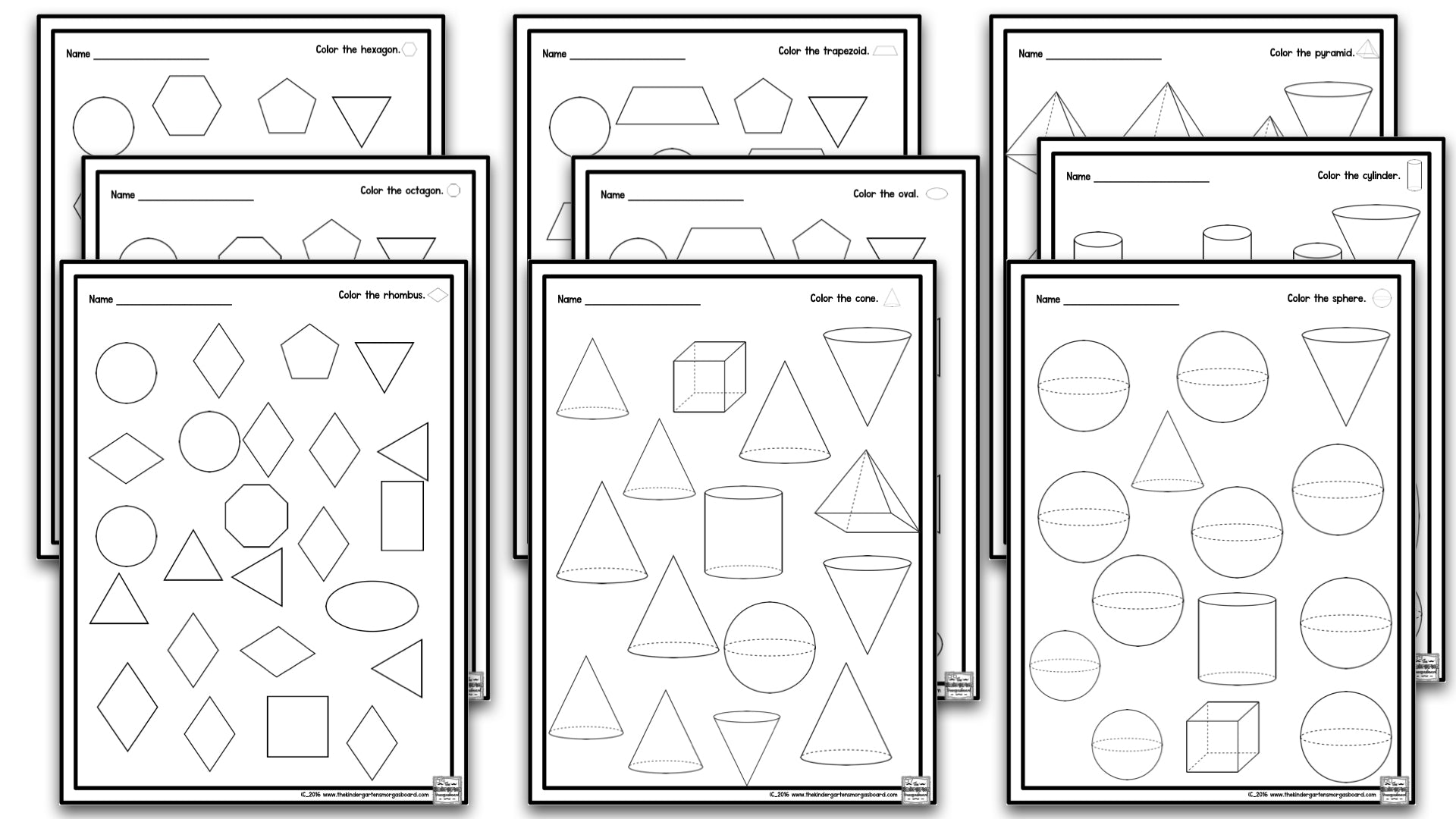 Take Home Packet – The Kindergarten Smorgasboard Online Store