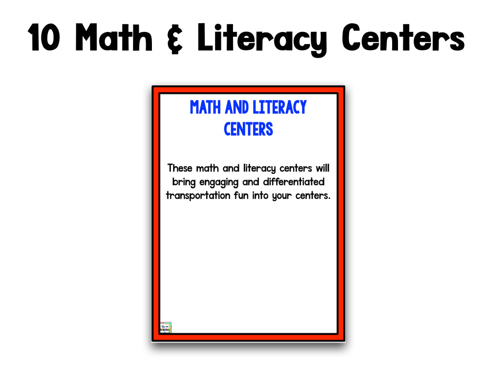 Transportation: A Research and Writing Project PLUS Centers! – The ...