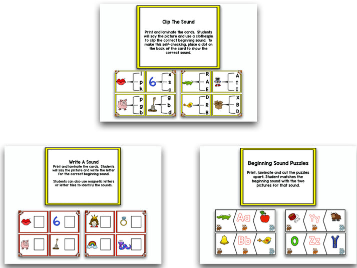 What Does the Fox Say? A Word Work BUNDLE! – The Kindergarten ...