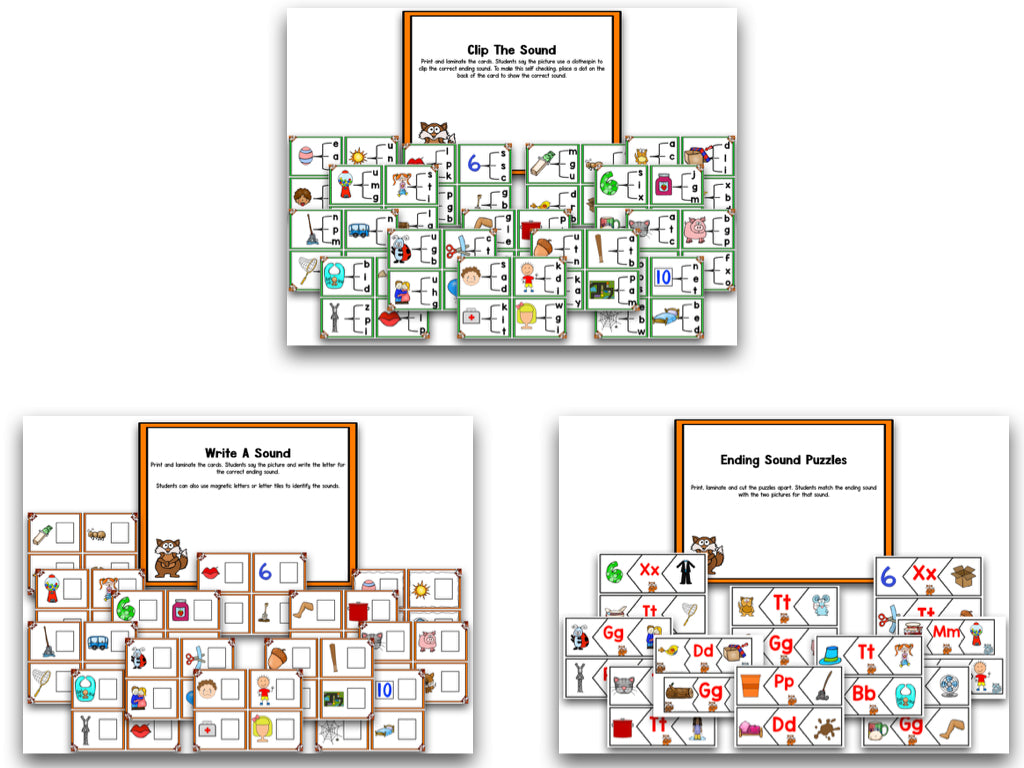 What Does the Fox Say? A Word Work BUNDLE! – The Kindergarten ...