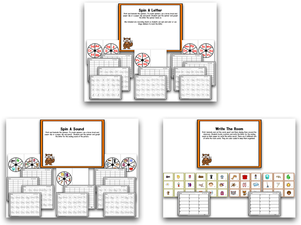 What Does the Fox Say? A Word Work BUNDLE! – The Kindergarten ...