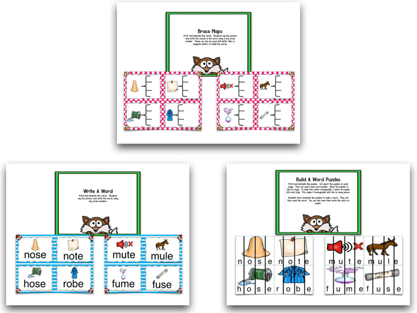 What Does the Fox Say? A CVC-E Word Creation – The Kindergarten ...