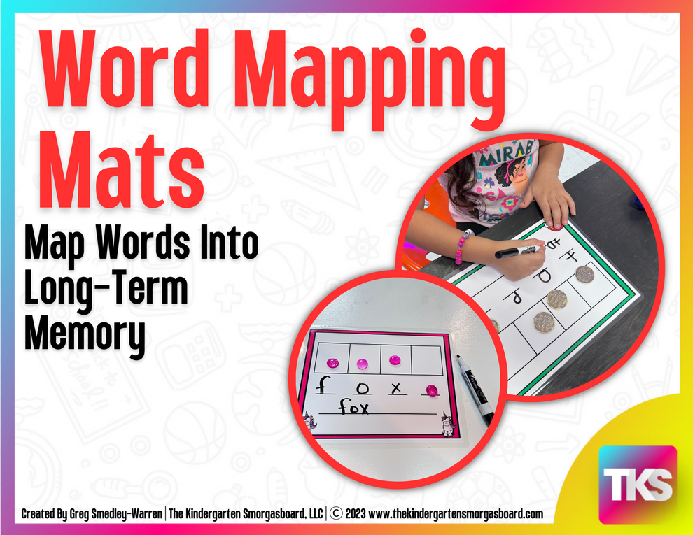 Word Mapping Mats – The Kindergarten Smorgasboard Online Store