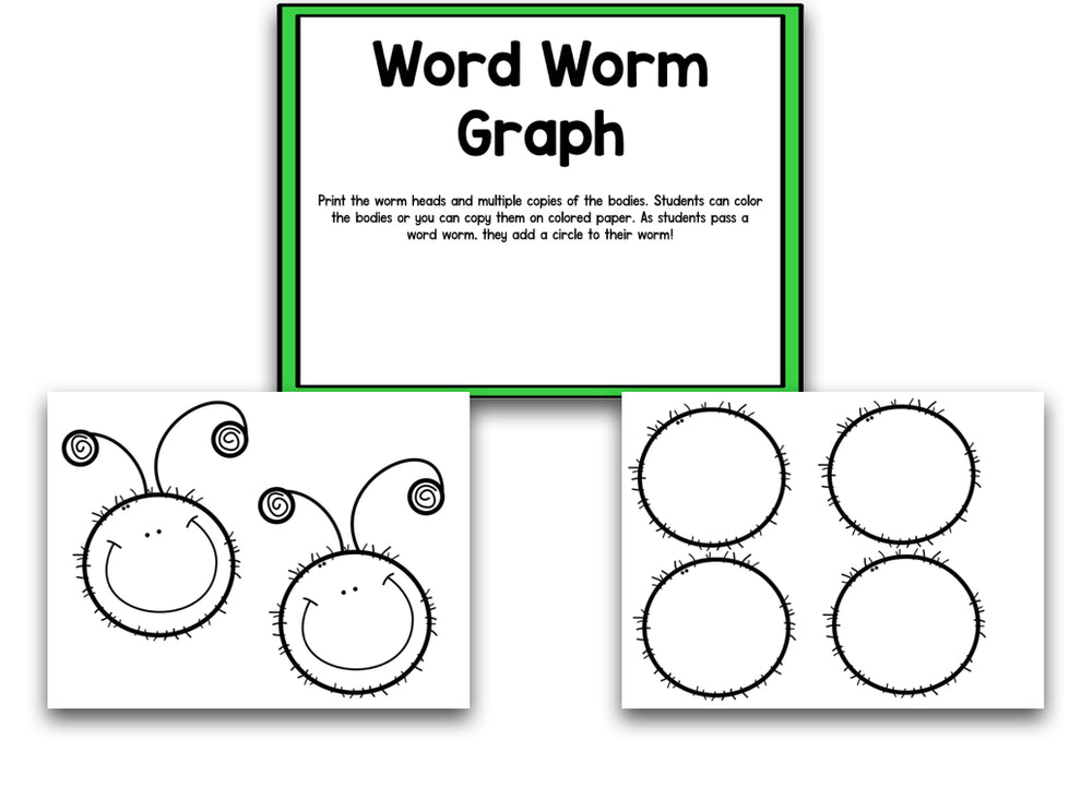 The Word Worm: An Editable Sight Word Recognition Creation – The ...
